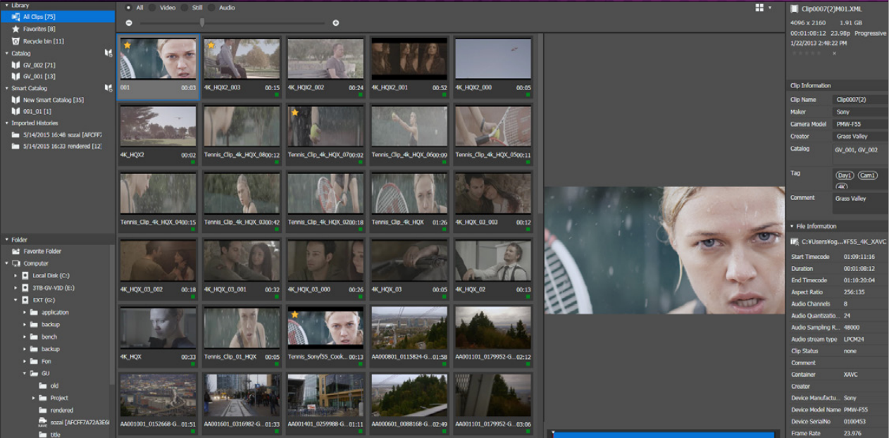 Edius 8 İle Birlikte Gelen GV Browser’ın Temel Özellikleri